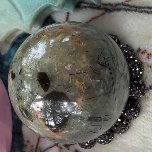 Accessories | Panda Prehnite Sphere Music By The Disco Biscuits | Poshmark
